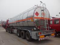 China CIMC Semi Truck And Trailer 6 Axles 120 Tons In Blue High Strength Steel for sale