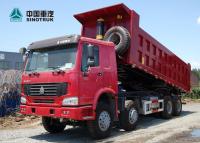 China Stock SINOTRUK HOWO Mining Dump Truck 371hp 8x4 26CBM HYVA Lifting Cylinder for sale