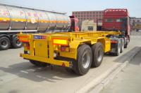 China 13T Per Axle Container Skeleton Heavy Duty Semi Trailers With Led Light for sale