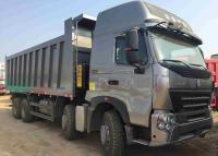 China Howo A7 12 Wheeler Dump Truck Double Bunker Euro 4 420hp High Roof Cab for sale