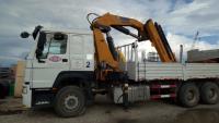 China Sinotruk Howo 6x4 Truck Mounted Crane Euro 2 Left Hand Driver Right Hand Driver for sale