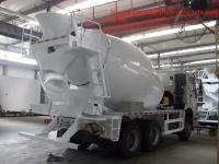 China 336hp Sinotruk Howo7 10m3 8m3 Concrete Mixer Tank 6x4 Lhd White Color for sale
