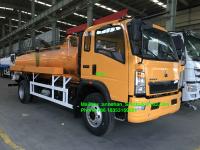 China 4-6m3 Sewage Suction Truck Of Sinotruk 4x2 6 Tires With Euro3 for sale