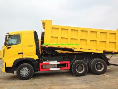 China 6x4 A7 Sinotruk 10 Wheel Dump Truck 20m3 Front Lifting U Type Conatiner For 40-50t Load for sale
