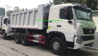 China 6x4 A7 Sinotruk 10 Wheel Dump Truck 20m3 Front Lifting U Type Conatiner For 40-50t Load for sale