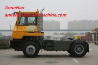 China Sinotruk Port Tractor Truck Single Cabin With 4 Tires And 1 Spare for sale
