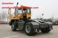 China Sinotruk Port Tractor Truck Single Cabin With 4 Tires And 1 Spare for sale