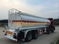 China 2 Axles Oil Fuel Tank Trailer Heavy Duty Semi Trailers Q345 Carbon Steel Material for sale