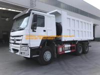 China Euro4 Sino Howo Dump Truck 381hp 20M3 Front Lifting 6x4 10 Wheels Low Noise for sale
