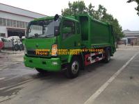 China 4x2 6001 - 10000L Garbage Compactor Truck Special Purpose Truck Diesel Fuel Type for sale
