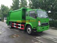 China 4x2 6001 - 10000L Garbage Compactor Truck Special Purpose Truck Diesel Fuel Type for sale