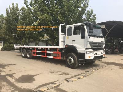 China 4x2 6 Tires Sinotruk Howo Flatbed Truck For 10- 20T Load Capaicty LHD for sale