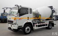 China High Performance 4-6M3 Mixer Tank Truck 4x2 6 Wheels Of Sinotruk Howo for sale