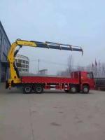 China Howo 8x4 Cargo Truck Mounted Crane 12ton To 20 Ton High Performance for sale