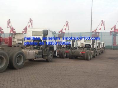 China Sinotruk 6x4 10 Wheels Tractor Truck 371hp HW79 Cabin With 2 Sleepers And Air Conditioner for sale