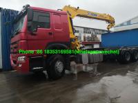 China Sinotruk Xcmg 10T Stright Arm Truck Mounted Crane With 7000MM Cargo Box Euro2 LHD for sale