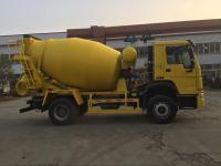 China CCC Passed Fuel Saving Sinotruk Jowo 4x2 Self Loading 6 CBM Mini Concrete Mixer Truck for sale