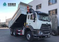 China N7B Man Technology Chassis 371hp Heavy Duty Dump Truck with White Color for sale