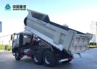 China N7B Man Technology Chassis 371hp Heavy Duty Dump Truck with White Color for sale