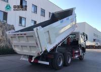 China N7B Man Technology Chassis 371hp Heavy Duty Dump Truck with White Color for sale