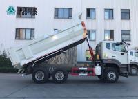 China N7B Man Technology Chassis 371hp Heavy Duty Dump Truck with White Color for sale