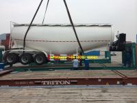 China 60T Weichai Engine 60M3 Bulk Cement Tank Trailer for sale