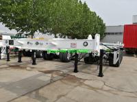 China Flatbed Container Load 1200R20 40 Foot Semi Trailer for sale