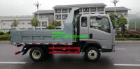 China Diesel 95km / H RHD Light Duty Dump Trucks for sale