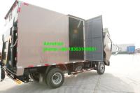 China Manual Container 10t Cargo Van Truck for sale