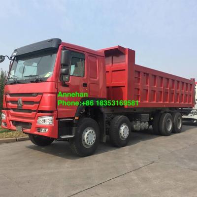 China 12 Wheels Euro2 HW76 Cabin Sinotruk Howo 8x4 Dump Truck for sale