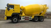 China 6x4 12 Cubic Meters Sinotruk Howo Mobile Concrete Mixer Truck Sinotruk Howo Yellow Color for sale