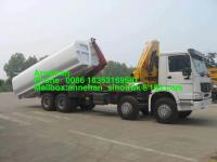 China Hook Arm Sinotruk Howo7 6x4 Euro2 Garbage Compactor Truck for sale