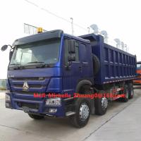China Sinotruk Howo 8*4 Heavy Duty Tipper Trucks  Horsepower 371hp for sale