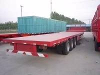 China 3 Axle Low Bed 11.00r20 Heavy Duty Semi Trailers for sale