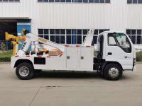 China ISUZU 5 Tons Light Wrecker Tow Truck For City Road Rescue with Manual Gearbox High Operation Efficiency for sale