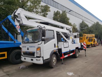 China Howo 4x2 Driving 5 Tons HLW5050GJKE Aerial Work Truck Sinotruk Aerial Truck for sale