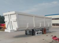 China 50 - 70T Sinotruk CIMC 45cbm Tipper Dump Truck Trailer For Bauxite Ore Loading for sale