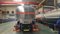 China 3 Axle Aluminium  White Color Heavy Duty Semi Trailers 45000L Oil Tank Trailer for sale