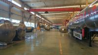 China 3 Axle Aluminium  White Color Heavy Duty Semi Trailers 45000L Oil Tank Trailer for sale