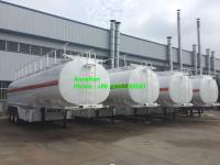 China 60T 3 Axles Fuel Oil Tank Trailer With 12.00R20 Tire for sale