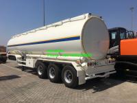 China 60T 3 Axles Fuel Oil Tank Trailer With 12.00R20 Tire for sale