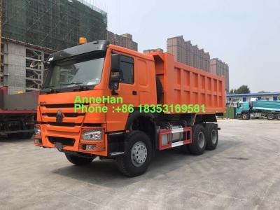 China Orange 6x4 371hp 20M3 Heavy Duty Dump Truck With 10 Tyres for sale
