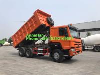 China Orange 6x4 371hp 20M3 Heavy Duty Dump Truck With 10 Tyres for sale