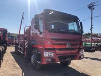 China 450hp 6*4 Heavy Cargo Truck 12T Telescoping Boom Mounted Crane for sale