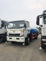 China Manual 10000L 4x2 Water Tank Truck With Front Rear Sprinkler for sale