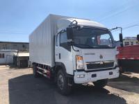 China Howo 6 Light Duty Commercial Trucks With Closed Box 3 Ton for sale