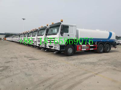 China 1500L Sinotruk Howo 10 Wheels 6x4 336hp Water Tank Truck for sale