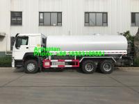 China Sinotruk Howo 7 20000L 6x4 Water Tank Truck With Spray System for sale