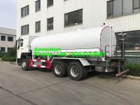 China Sinotruk Howo 7 20000L 6x4 Water Tank Truck With Spray System for sale