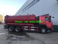 China 95km/H 17CBM 6x4 Sewage Suction Truck With Italy Pto Pump for sale